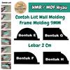 Jual Lis Kayu Wall Moulding Dinding Lebar 2 - 3 Cm HMR ( MDF HIJAU ...