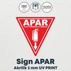 Jual Signage Apar Akrilik UV Print / Papan Tanda Acrylic Sign Merah - B ...