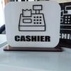 Jual sign tanda meja kasir full akrilik | Signboard cashier - Kab ...