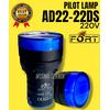 Jual PILOT LAMP FORT 220 VAC 22 MM FORT BLUE AD22-22DS - Kota Tangerang ...