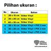 Jual Stiker Vinyl Sign Rambu K3 Dilarang Berenang - 40x30 cm + PVC ...