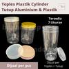 Jual Toples / Stoples / Tabung / Jar Plastik PET Cylinder Tutup ...
