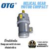 Jual OTG Compact Helical Gear Motor 0.5HP 0.4KW Ratio 20 Built in Motor ...