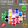 Jual Stiker Bulat Warna - COLOR DOT STICKERS - ROL - Putih - Jakarta ...