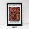 Jual Poster Lukisan Terkenal Klasik Repro Red Composition - Jackson ...