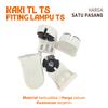 Jual FITING LAMPU TL T8 1 PASANG KAKI TL NEON T8 KAKI FITTING LAMPU TL ...