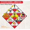 Jual Stiker Vinyl Rambu Limbah B3 / Rambu Limbah Bahan Berbahaya dan ...
