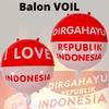Jual Balon foil bendera merah putih/hiasan dekorasi kemerdekaan 17 ...