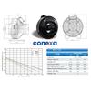 Jual Conexa Centrifugal Inline Exhaust Fan (Ventilasi Udara / Blower ...
