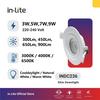 Jual Inlite Lampu Spotlight INDC236 3W 5W 7W 9W LED Spot Sorot Halogen 3 Watt 5 Watt 7 Watt 9 ...