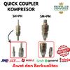Jual Quick Coupler Connector Angin Neple Kompresor Universal Drat 1/4 ...