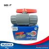 Jual PVC Ball Valve RUCIKA 1 Inch DN 25 Polos Stop Kran PVC 1 ...