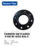 Jual sw flange 1 1/2 inch sch 80/ socket weld flange Carbon class 150 ...