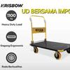 Jual krisbow troli dorong trolley barang heavy duty hand truck 1100 kg ...