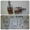 Jual Potensio A-Plus Pushpull Push Pull Pengatur Volume Gitar Bass 250K ...