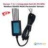 Jual Modbus RS485 Sensor 7 in 1 Integrated Soil EC PH NPK Moisture Temperature Meter - Multi ...