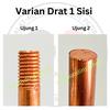 Jual Grounding Rod 5/8 x 3 Meter / Stik Copper Rod Asli Tembaga - Drat ...
