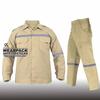 Promo wearpack safety setelan baju celana kerja scotlight - Cream, L ...