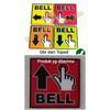 Review Bell Panah Papan Sign Board Akrilik Papan Tanda Bell | Tokopedia