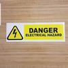 Jual rambu danger electrical hazard / stiker sign bahaya listrik ...