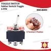 Jual Saklar Switch Toggle Togle Togel Tombol ON OFF ON 2 6 Pin Kaki ...