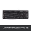 Jual LOGITECH KEYBOARD K120 USB CABLE / KEYBORD K 120 LOGITEC ORIGINAL ...