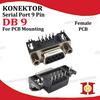 Jual Konektor DB9 DB 9 Connector Male Female Socket Adapter RS232 ...