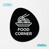 Jual Food Corner Signage Board Akrilik Tempel Dinding Papan Acrylic ...