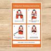 Jual Safety Poster Lifejacket Donning Instructions Impa 331586 ...
