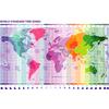 Jual Peta Dunia Dinding Ukuran Besar world maps 031 - 125x205cm - Kab ...