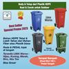 Jual Tempat sampah 120 liter dengan pedal (Plastic Dustbin Sulo) - Hijau, TANPA PLASTIK - Kab ...