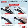 Jual Wiper Mobil Soft Blade Honda Mobilio Karet Wiper Frameless Anti ...