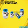 Jual QSM-4-M5 FESTO ONE TOUCH FITTING LURUS MALE SLIP LOCK FUSH IN CONNECTOR SELANG 4MM DRAT M5 ...