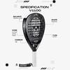 Jual Skull Padel V1100 24K Carbon Black Skull - Raket Padel Tenis ...