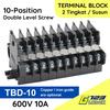 Jual TBD-10 Terminal Blok Block Kabel Listrik Din Rail TBD 10 2 Tingkat ...