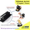 Jual TBD-10 Terminal Blok Block Kabel Listrik Din Rail TBD 10 2 Tingkat ...
