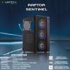 Jual New Casing PC Power Up Raptor Sentinel Mid Tower ATX With 3 Fan ...