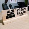 Jual Papan Tanda Meja "Pesan & Bayar Disini" Sign Board - Kab. Bantul ...
