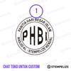 Jual Stempel PHBI Masjid Custom Desain - 1, Merah - Kab. Kendal ...