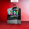 Jual CASING INFINITY NOIR Black + 3 Fan mATX Compact Seaview Case ...