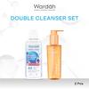 Promo Wardah Paket Double Cleanser Micellar Water 100 ml + Gel Cleanser ...