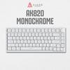 Promo Ajazz AK820 Monochrome 75% Layout 82 Keys + Metal Knob Mechanical ...