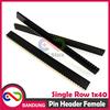 Jual PIN HEADER FEMALE STRIP SINGLE ROW 1X40 2.54MM BLACK HITAM - Kota ...