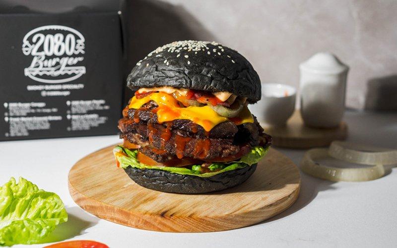 Voucher 2080 BurgerTM - Black Mamba Burger (Single) + Soft Drink ...