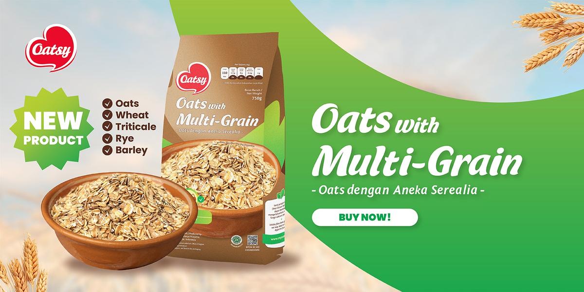 Oatsy Oatmeal & Muesli - Produk Resmi & Terlengkap | Tokopedia