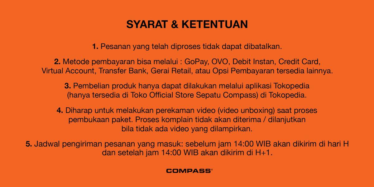 Sepatu Compass - Produk Resmi & Terlengkap | Tokopedia