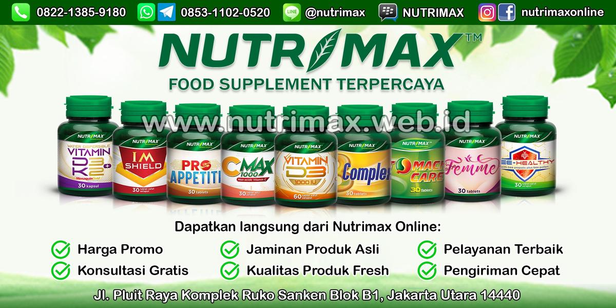 Toko Nutrimax Supplement Online - Produk Lengkap & Harga Terbaik ...