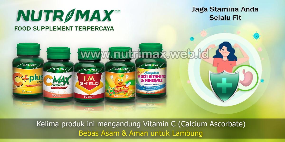 Toko Nutrimax Supplement Online - Produk Lengkap & Harga Terbaik ...