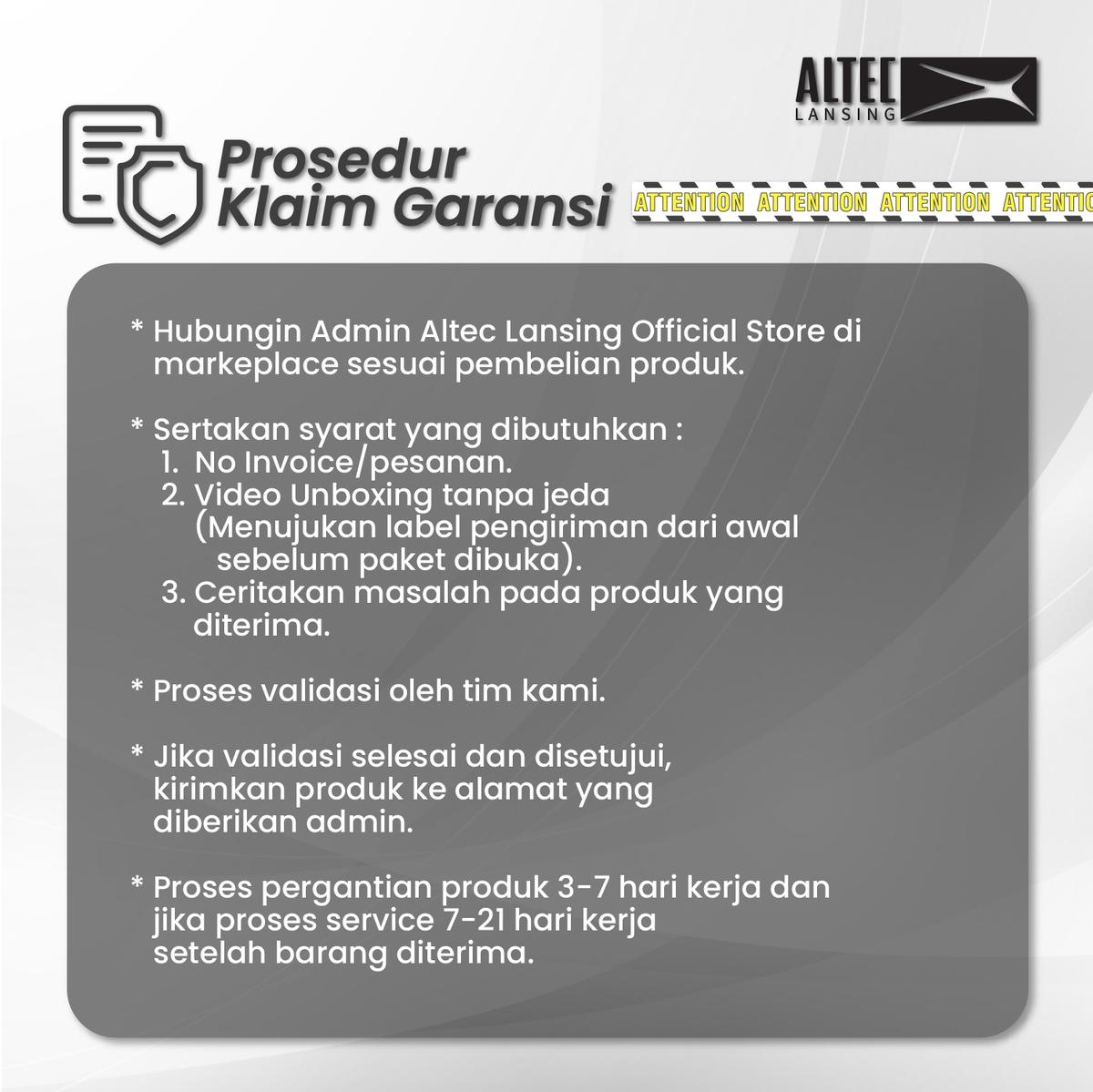 Altec Lansing Indonesia - Produk Resmi & Terlengkap | Tokopedia