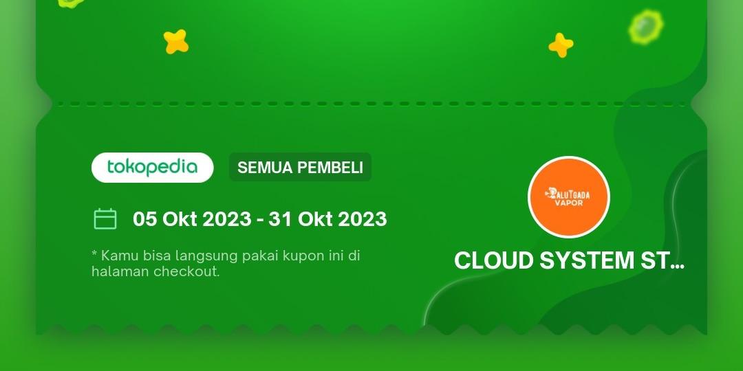Toko CLOUD SYSTEM STORE Online - Produk Lengkap & Harga Terbaik | Tokopedia